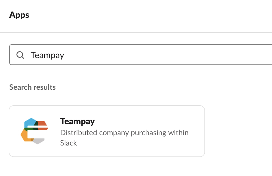 Adding Teampay to Slack – TeamPay