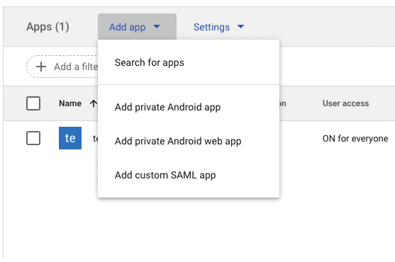 Google SAML Configuration – TeamPay