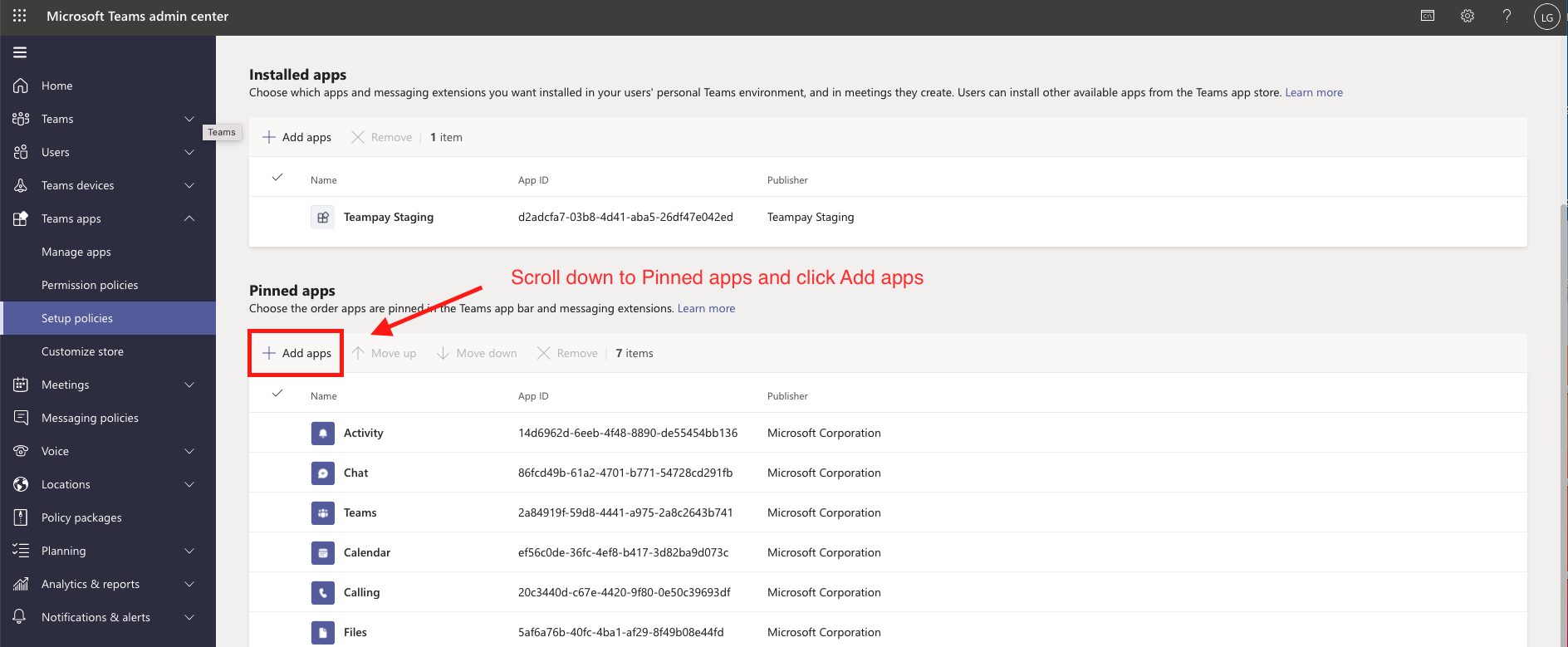 Setting-Up the Teampay App in Microsoft Teams – TeamPay